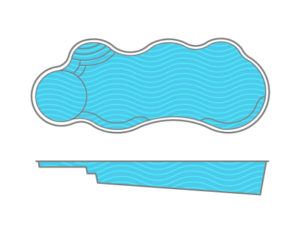 Wellspring Fiberglass Inground Swimming Pool by Thursday Pools